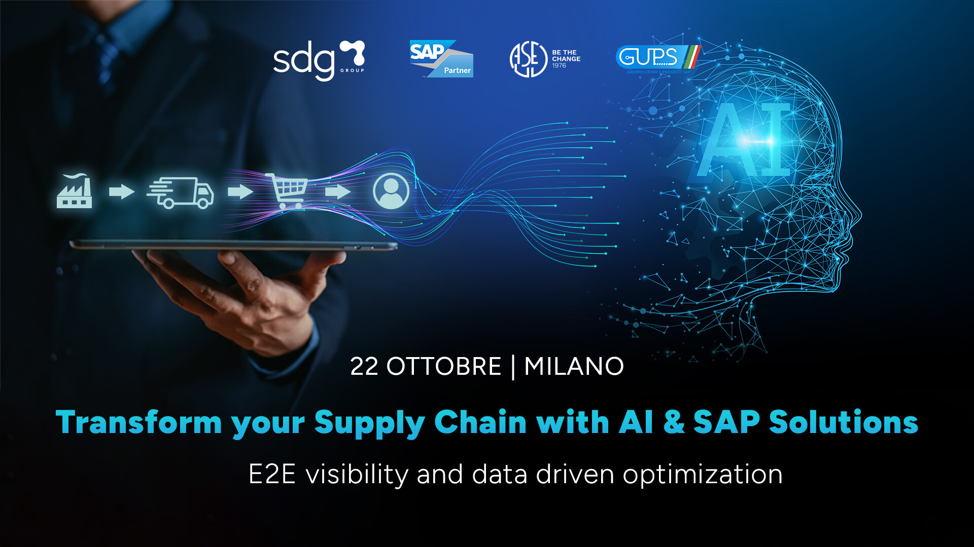 Transform your Supply Chain with AI & SAP Solutions | 22 Ott 2024